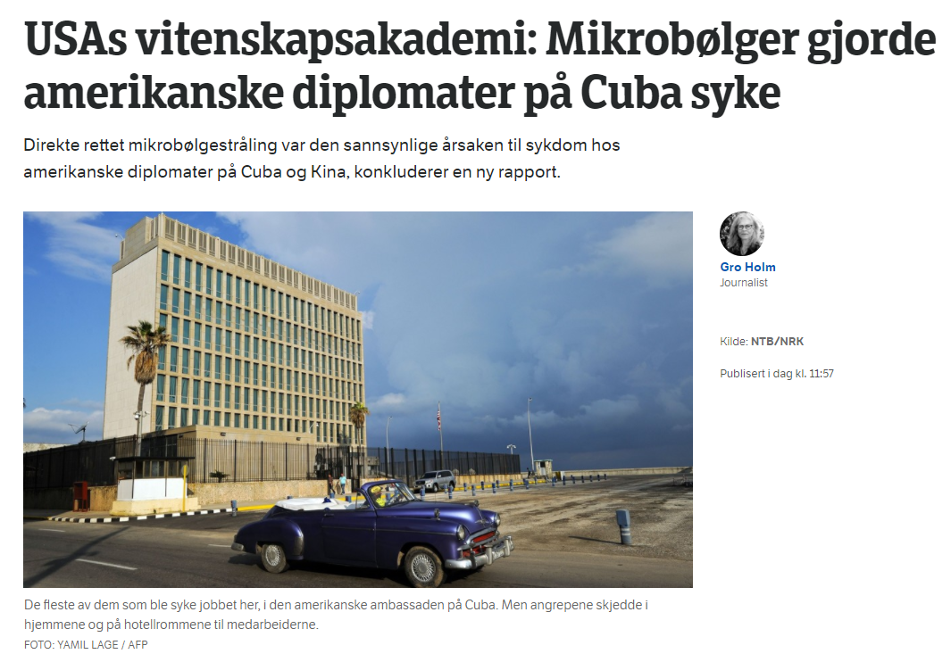 Rapporten om bestrålingen av USA-diplomatene viser bløffen om 5G | Jeg ...